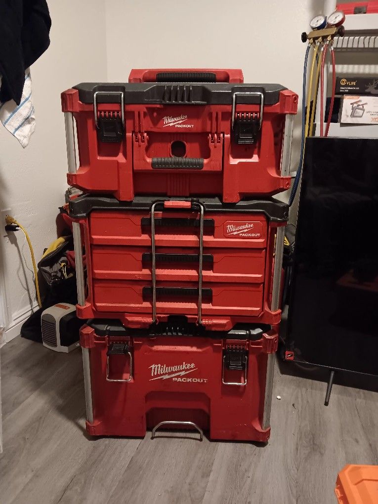 Milwaukee Packout Box Set for Sale in Downey, CA - OfferUp