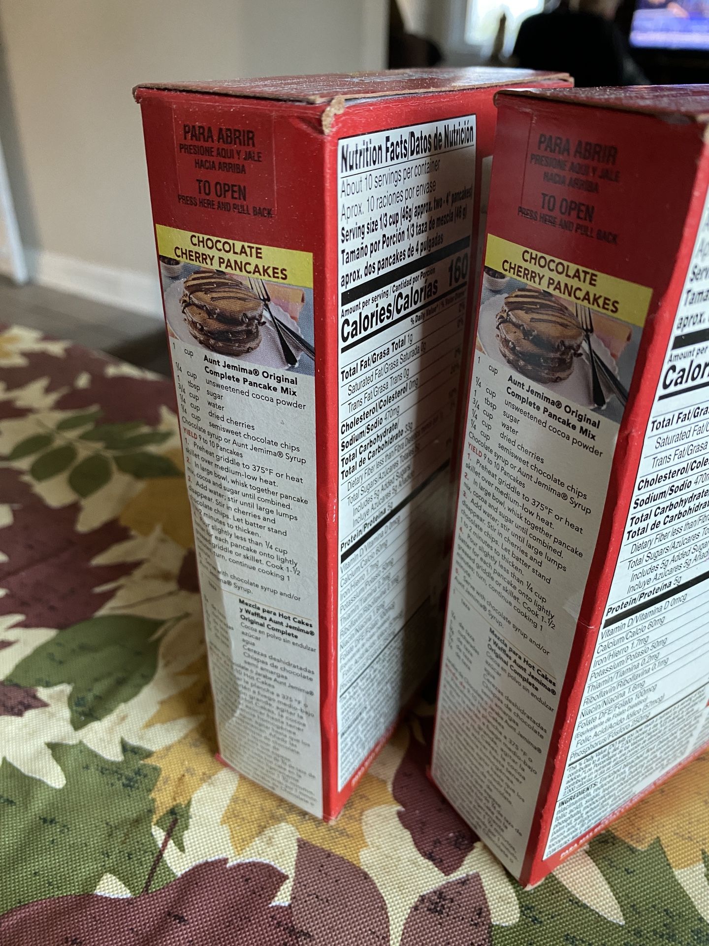 Aunt Jemima Pancake Mix Directions On Box