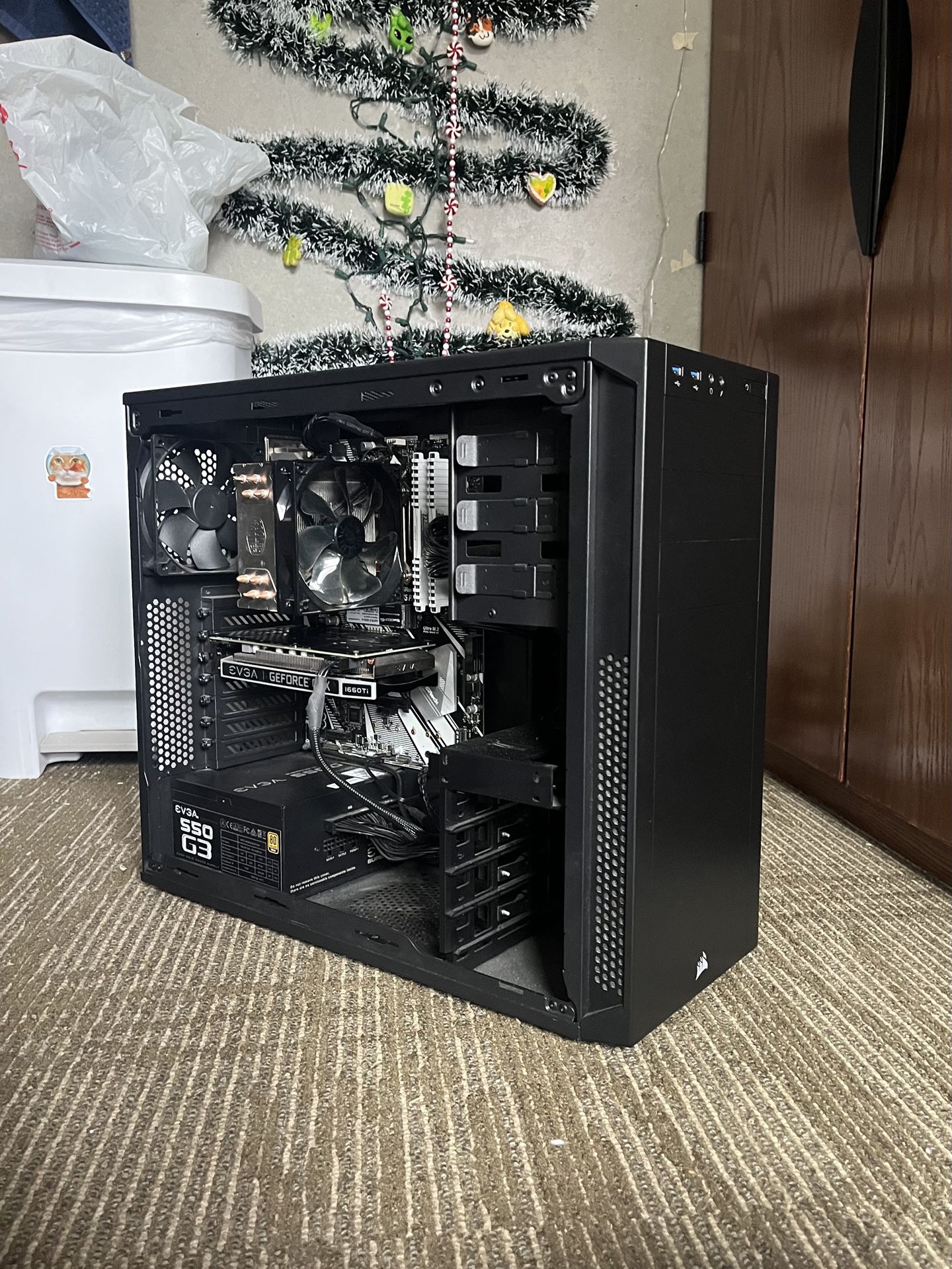 All Black Gaming PC | i5-9400f | GTX 1660 Ti | 16gb DRR4 | 512gb M.2 ...