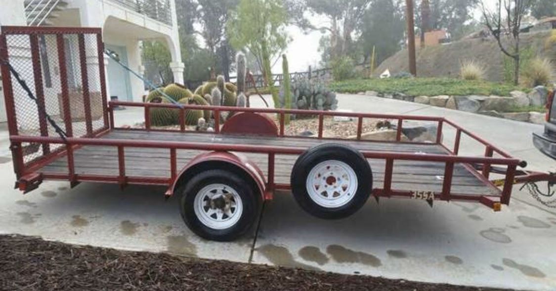 Big Tex Utility Trailer 355A Single axle (4 seater RzR) for Sale in ...