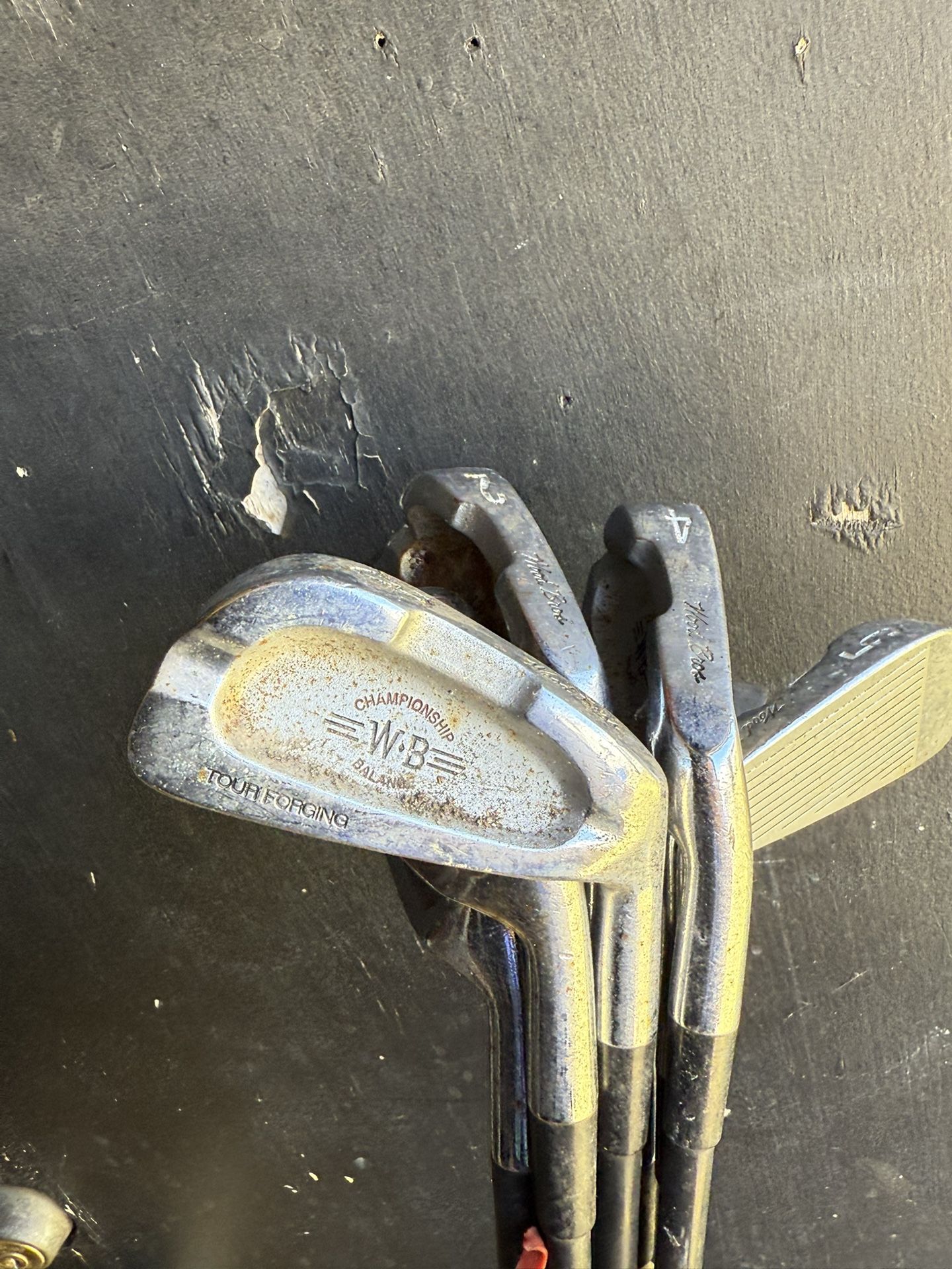 Wood Bros Championship Forged Irons (3–9) – Rare Set for Sale in El ...