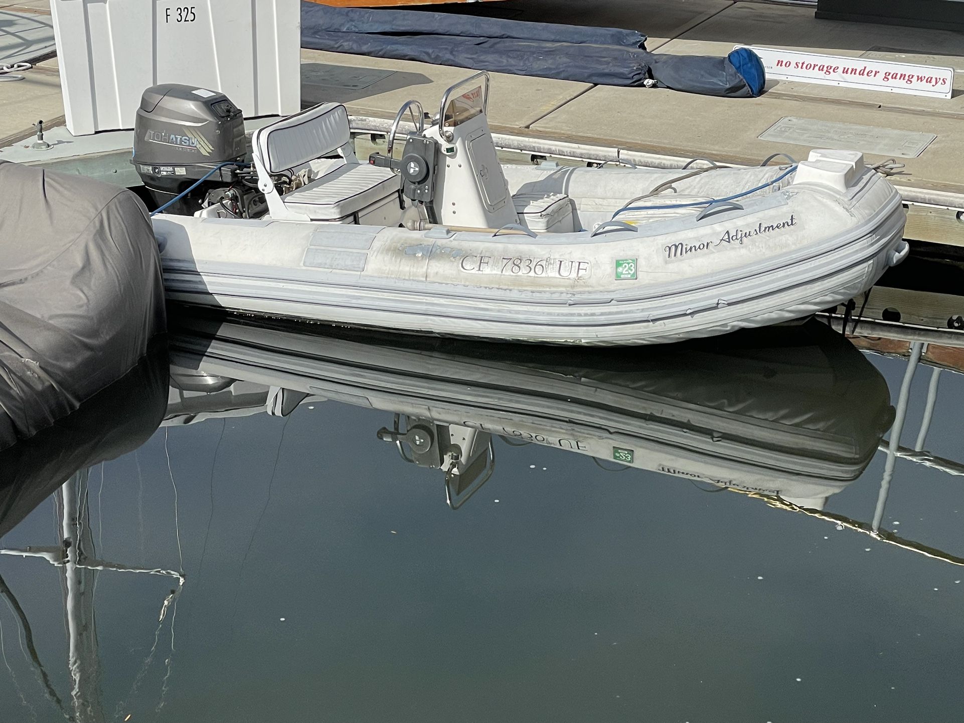 Caribe Inflatable Dinghy W Helm , Outboard for Sale in Marina Del Rey ...