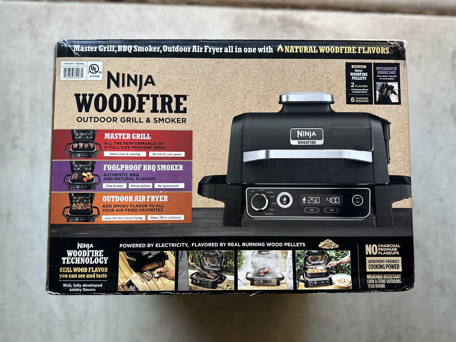 Ninja Wood fire Outdoor Grill & Smoker for Sale in Mesa, AZ - OfferUp