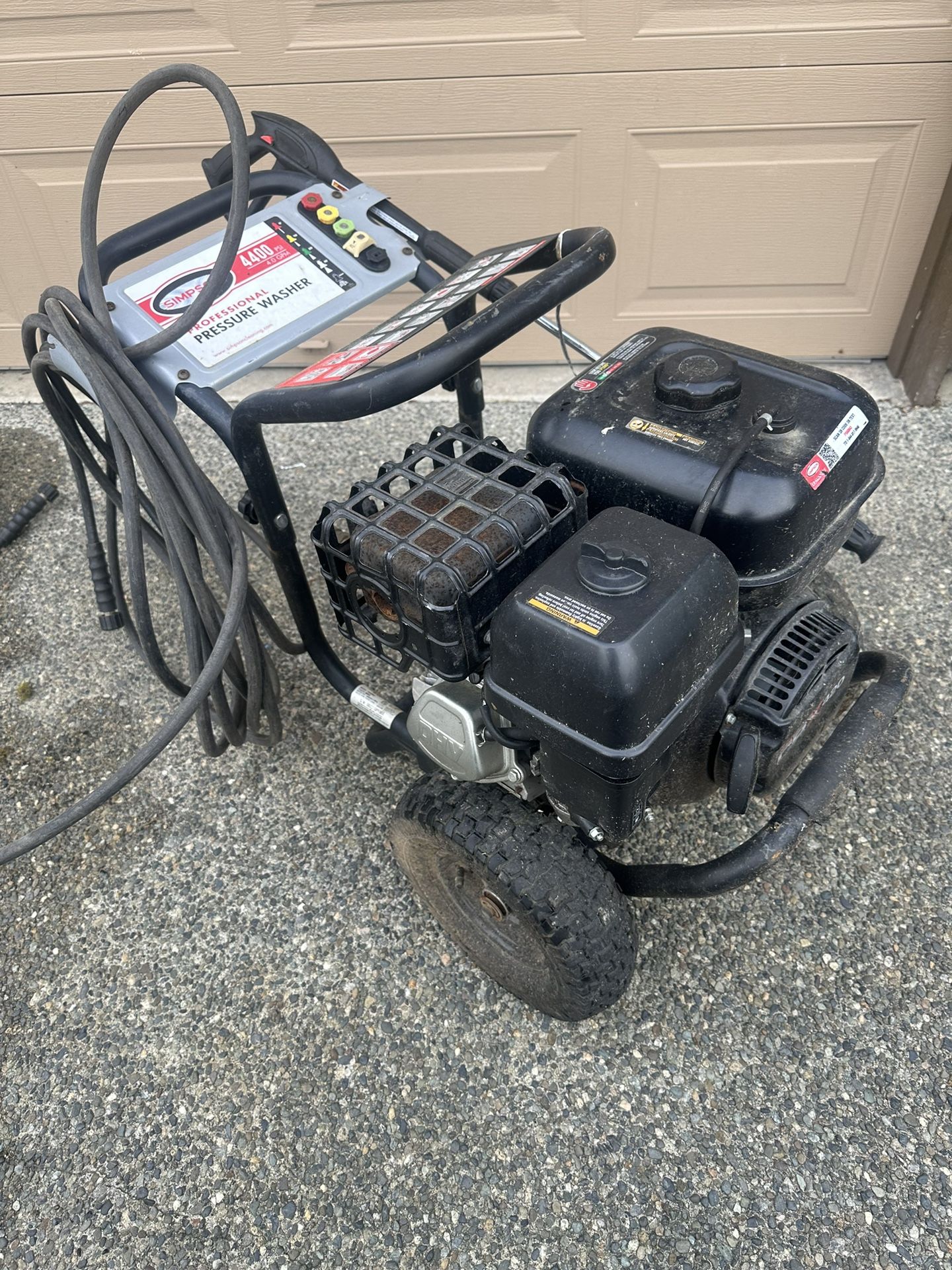 Simson By Honda Professional Series 420 Cc Engine 4400 Psi And 4 Gpm ...