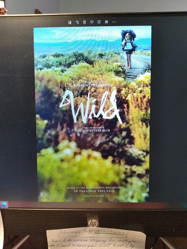 Wild Movie Poster Reese Witherspoon
