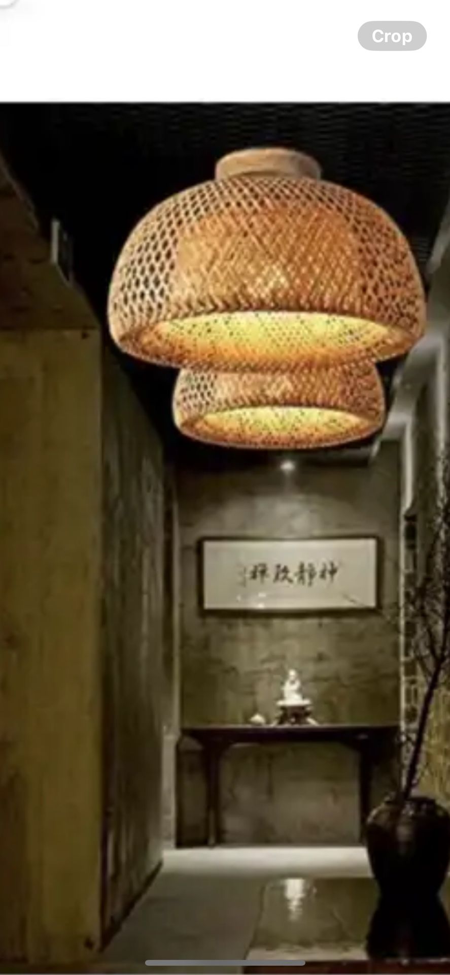 Ceiling Pendant Light, Modern Natural Bamboo Ceiling Lights Minimalism ...