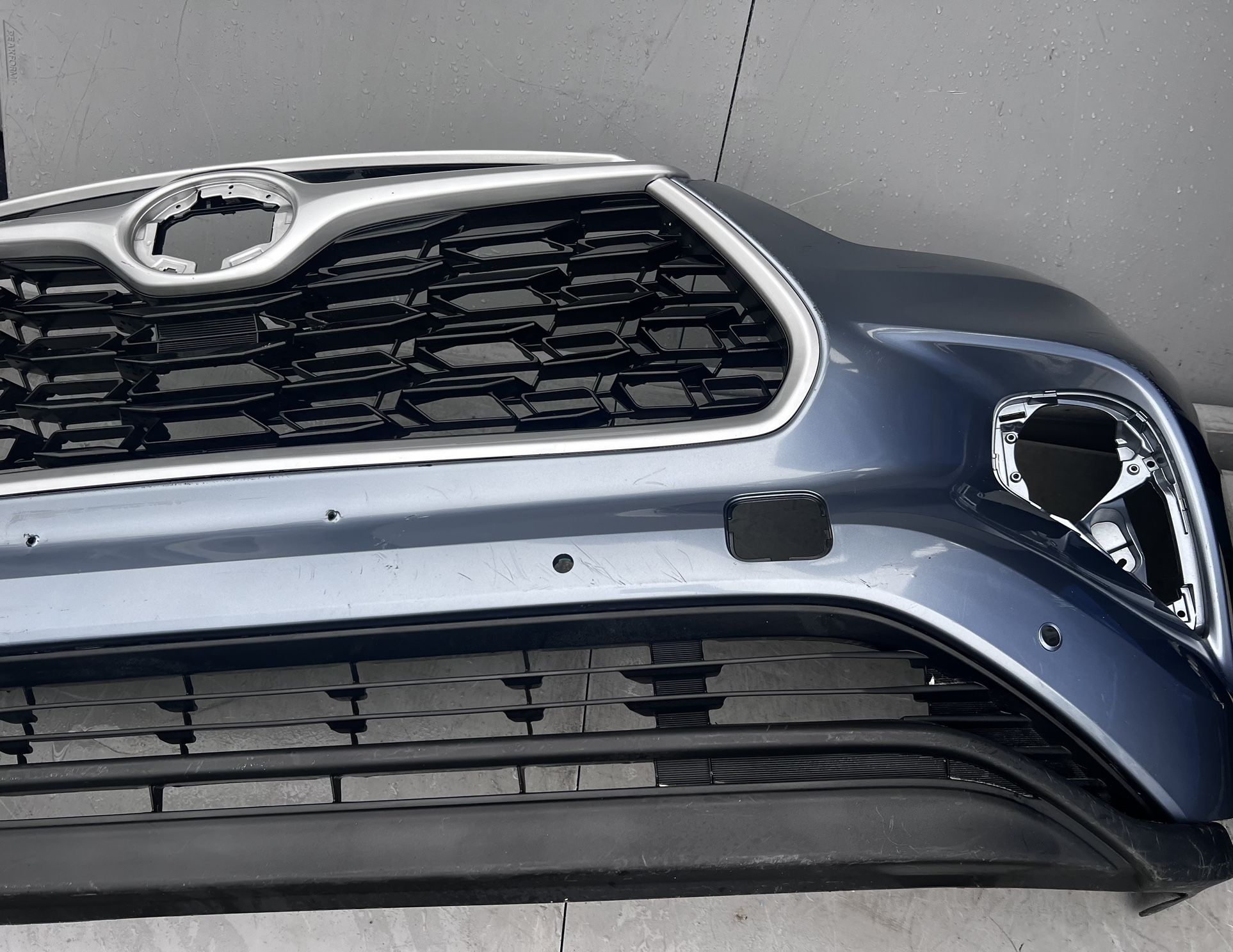 2020 2021 2022 TOYOTA HIGHLANDER FRONT BUMPER COVER + GRILLE + LOWER ...