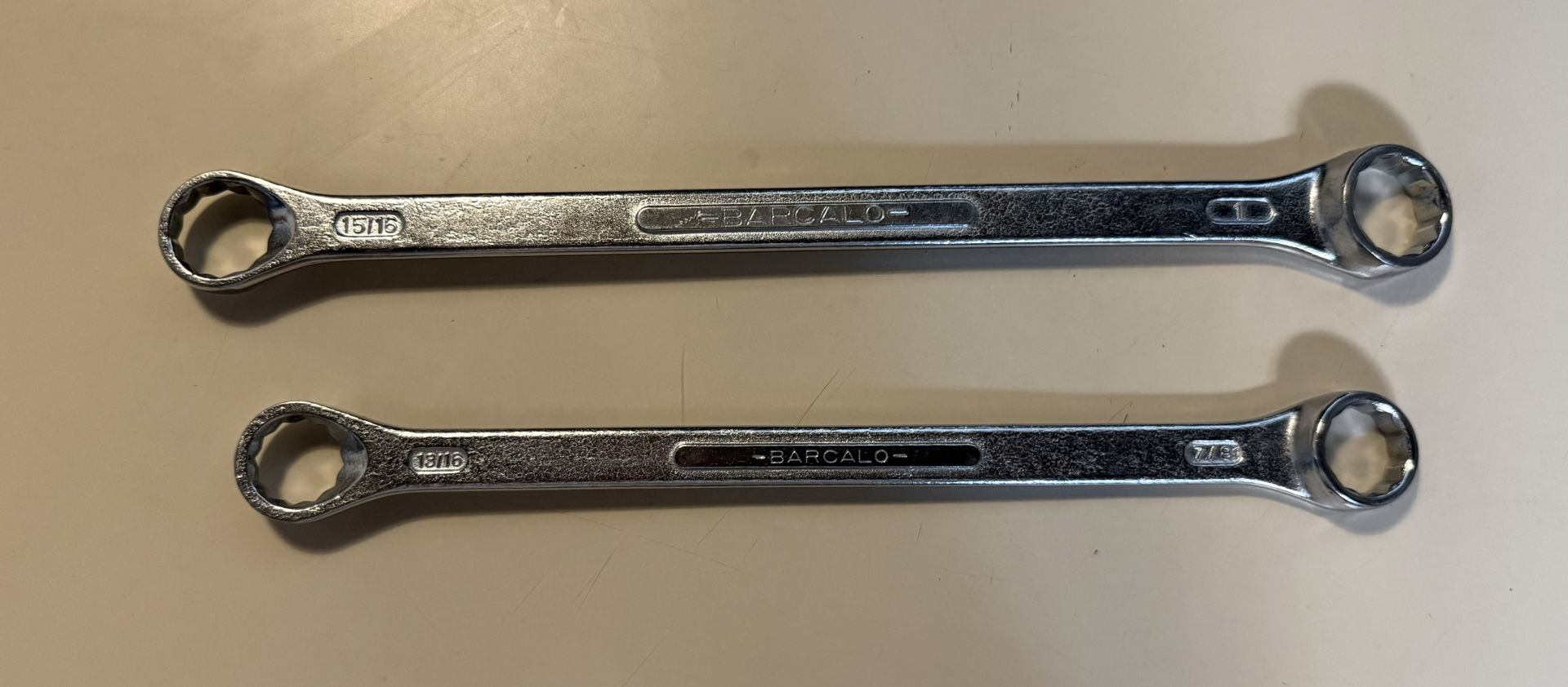 2 Box End Wrenches 1” and 15/16” Also 13/16” and 7/8” for Sale in ...