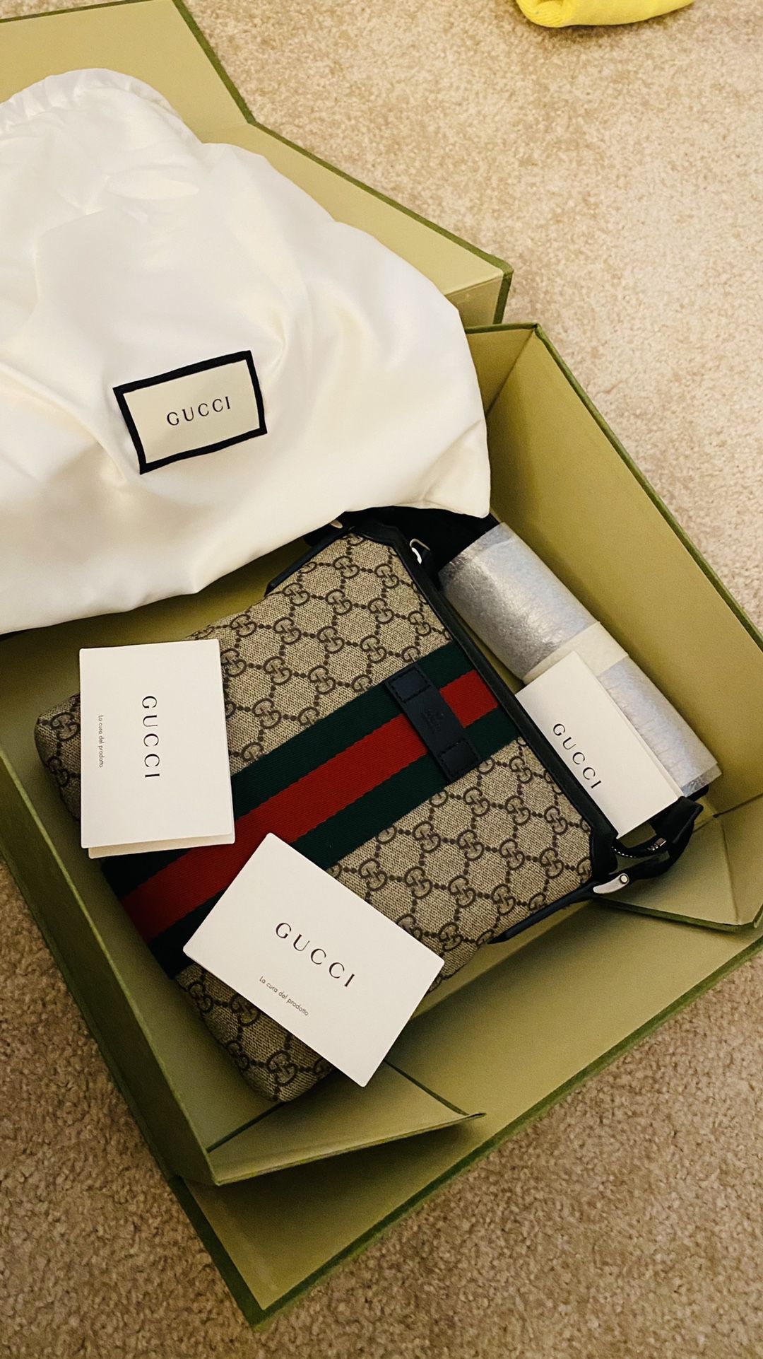 Cross Body Gucci Bag Authentic For Men for Sale in Riverside, CA - OfferUp