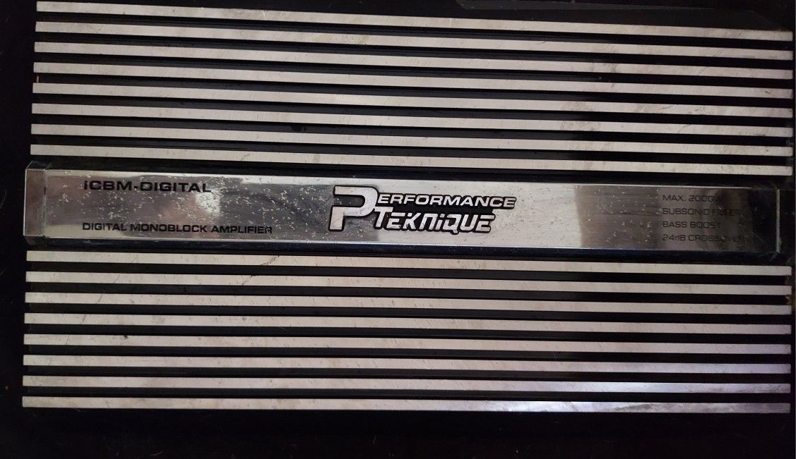 Performance Technique Car Audio 2000 Watt Amplifier for Sale in Fontana ...