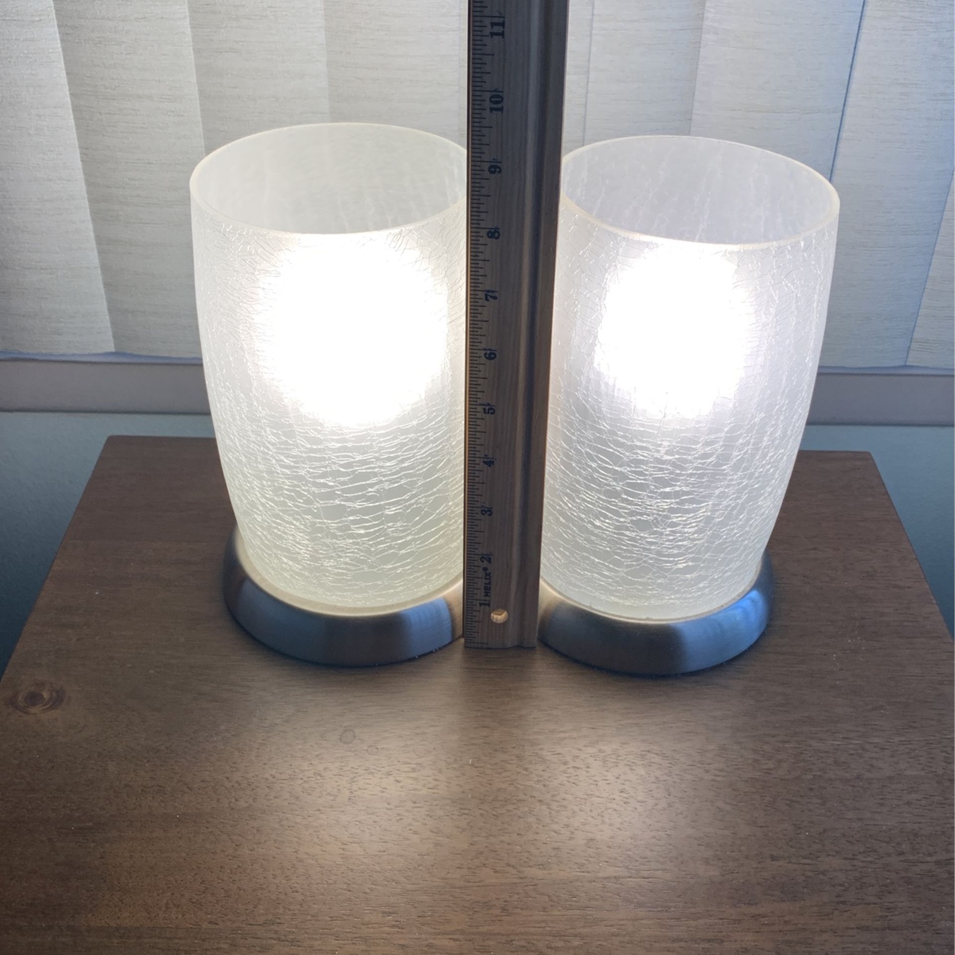 Hampton Bay Touch Lamps 8.5 With Frosted Glass Shade for Sale in San ...