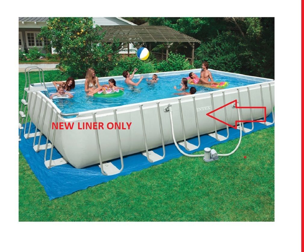 Intex POOL LINER ONLY Ultra Frame Swimming Pool 24 x 12 x 52 for Sale ...