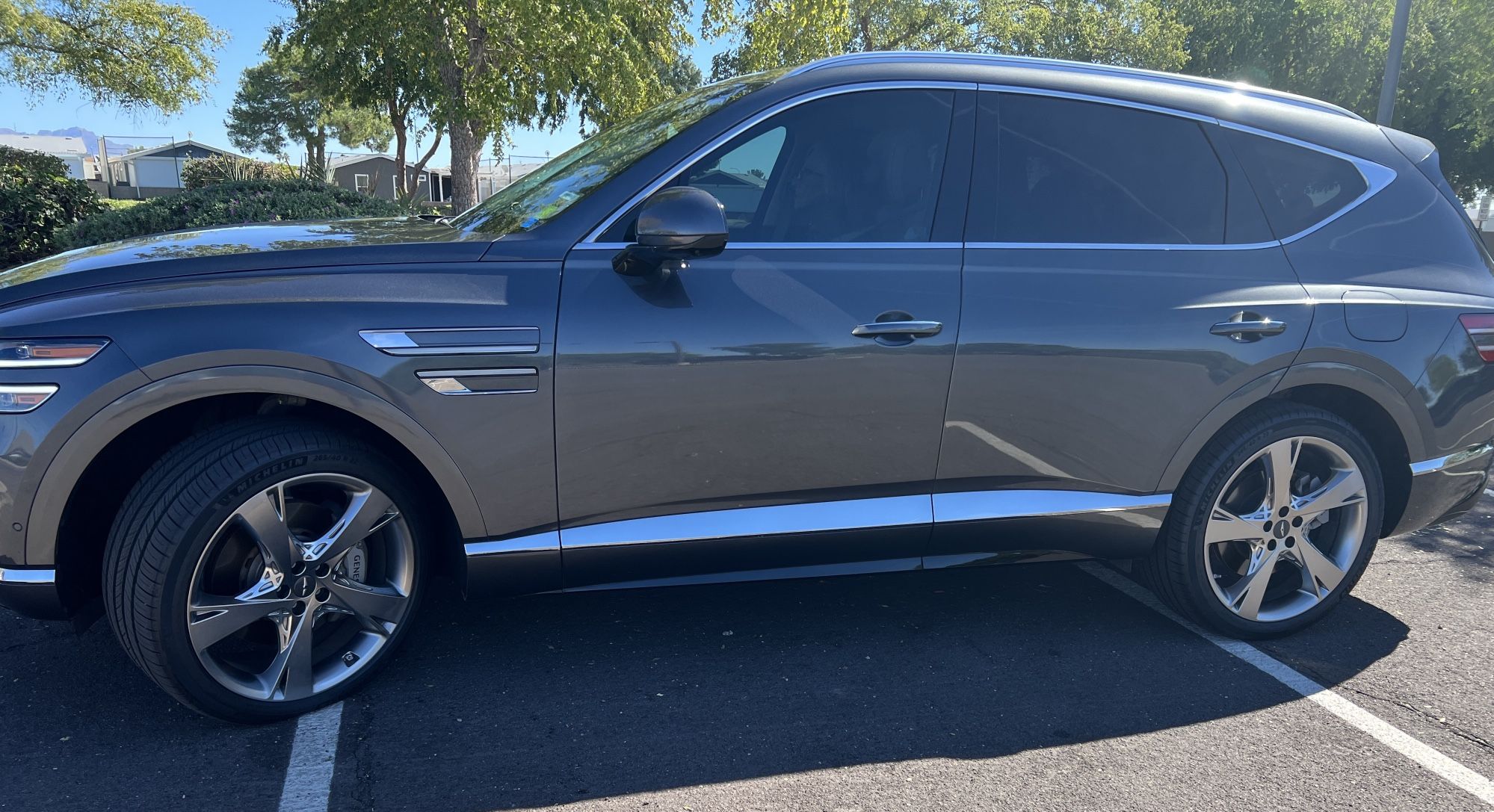 Genesis GV 80 Prestige OEM 22” Wheels With New Michelin Primacy Tour A ...