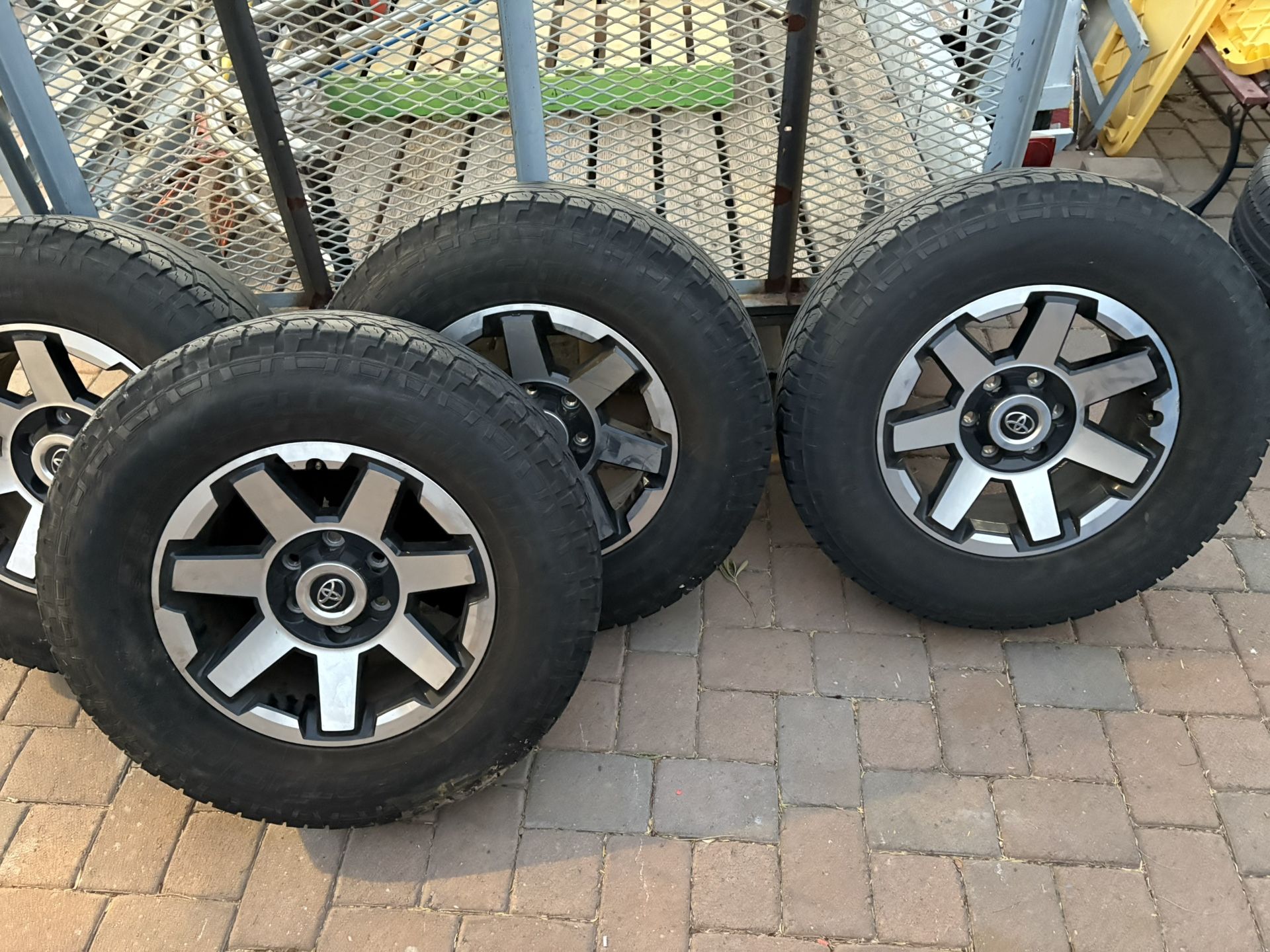 Six Lugs Toyota Tires With The Wheels 17 Inches for Sale in Scottsdale ...