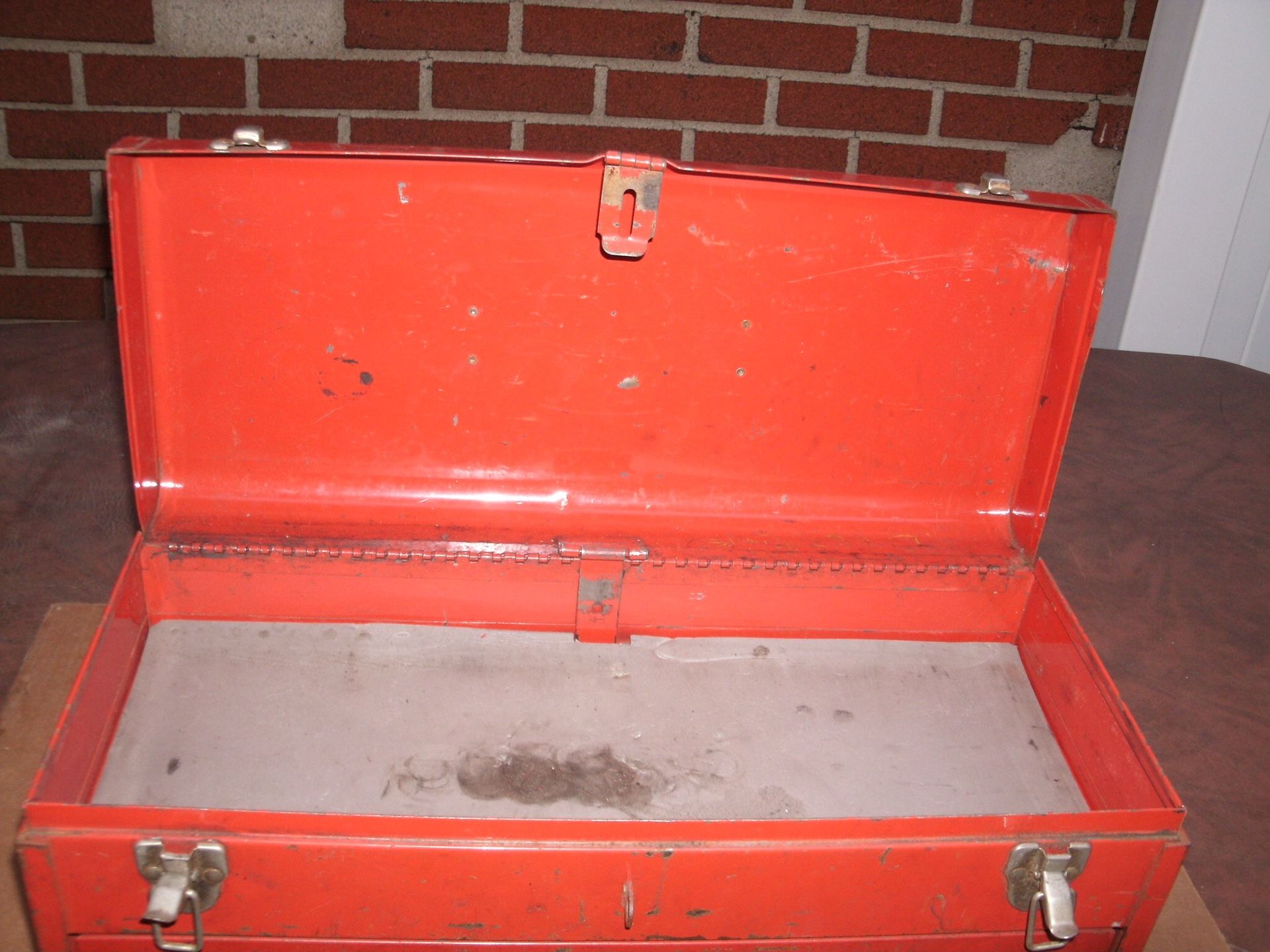 Vintage Proto professional 2 drawer red tool box 9992 Up for your ...