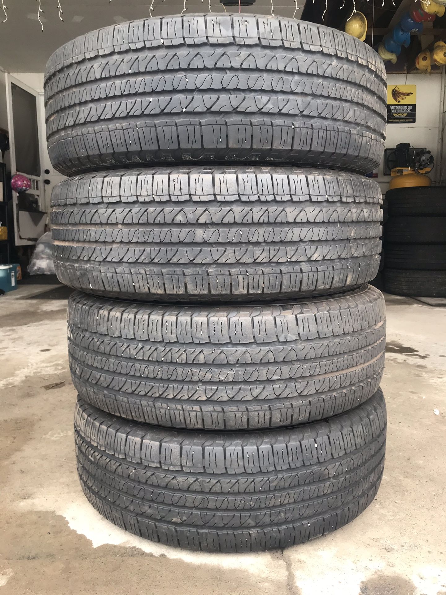 Four - 245/70/17 Goodyear Fortera HL Tires for Sale in Tully, NY - OfferUp