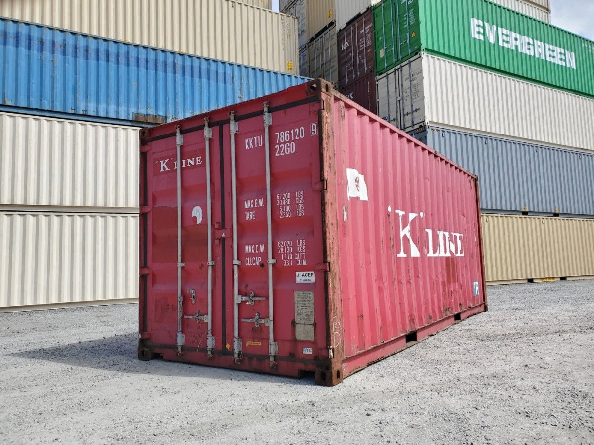 20'ft Used Cargo Worthy Shipping Container | Conex | Storage for Sale ...