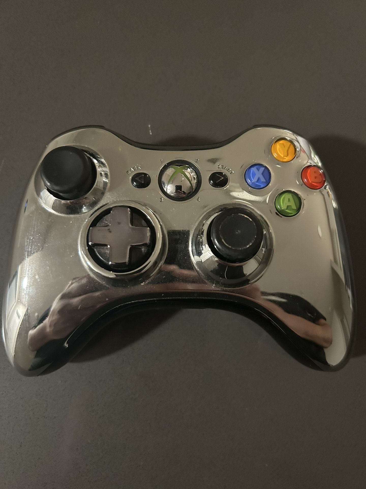 Xbox 360 Controller Silver Chrome