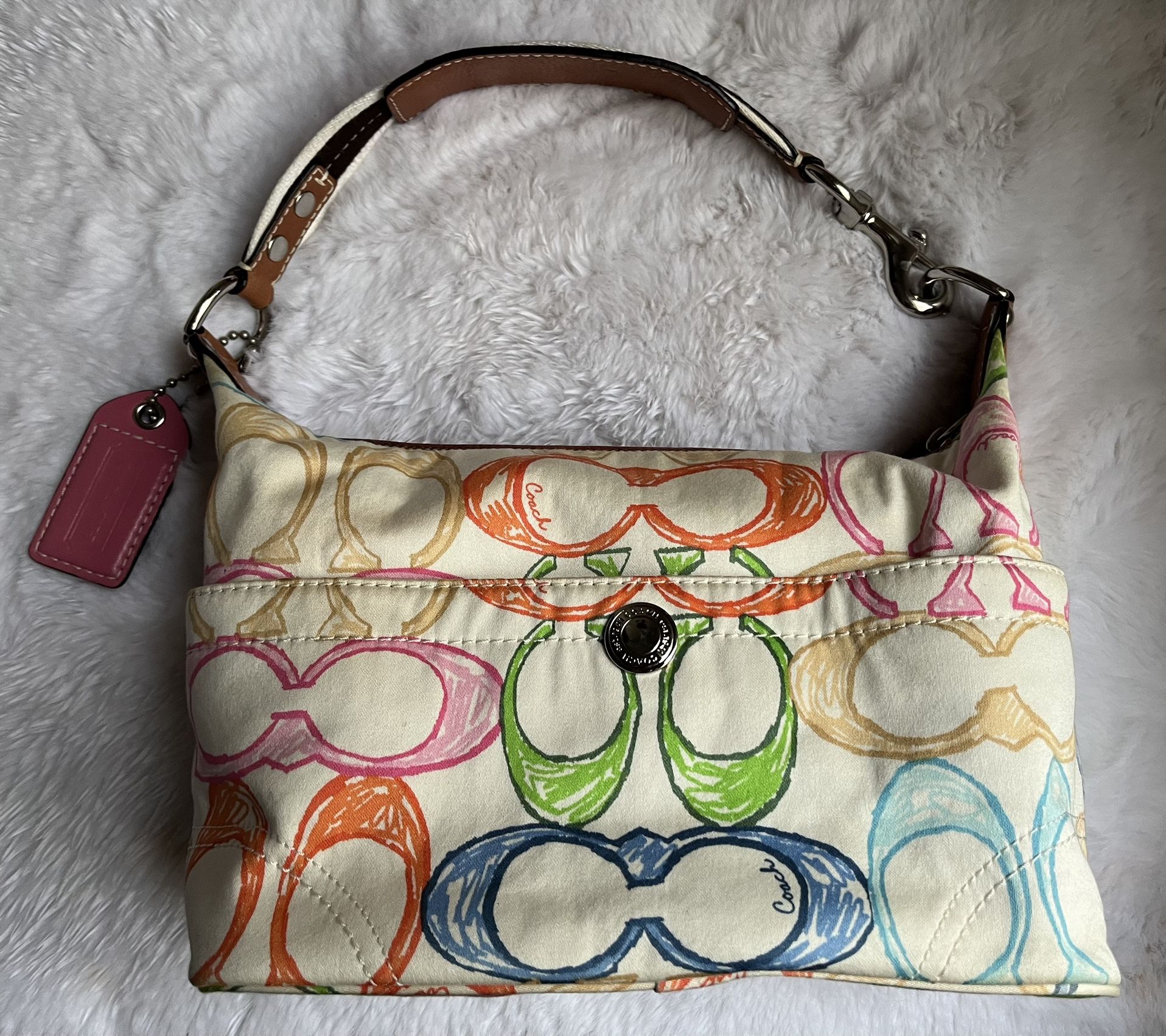 Colorful Coach Purse-Great Condition! for Sale in Fort Lauderdale, FL ...