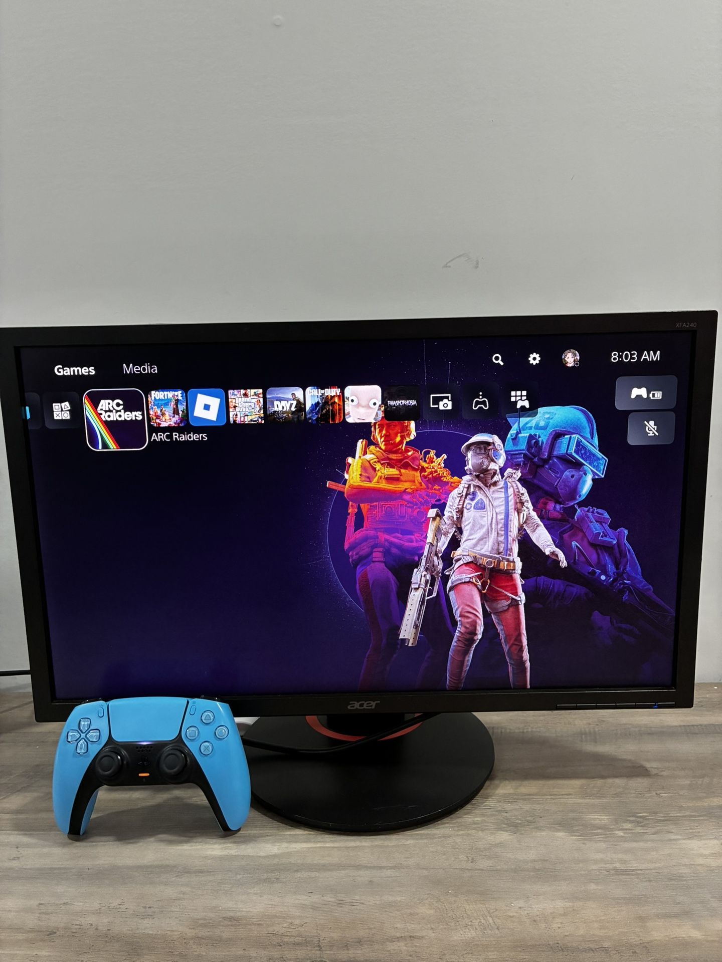 Acer Gaming Monitor + Ps5 Controller for Sale in Lake Worth, FL - OfferUp