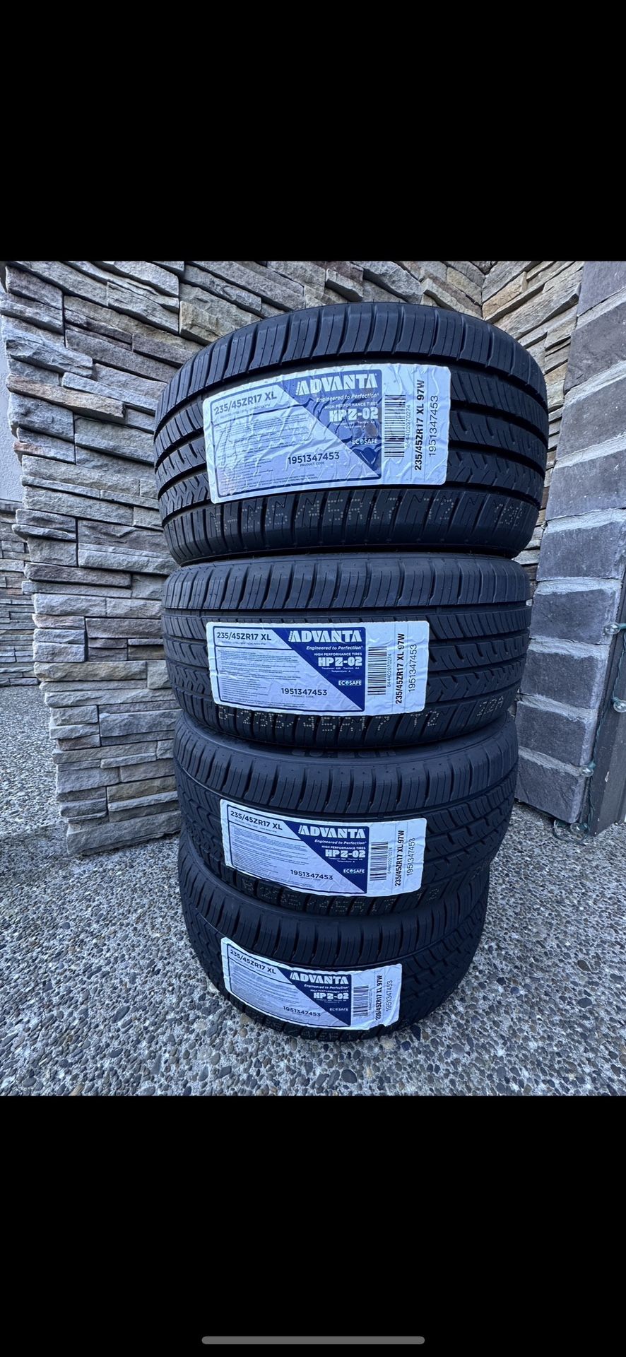 235/45/17 Advanta HP Z-02 Set of 4 Brand New for Sale in Gresham, OR ...