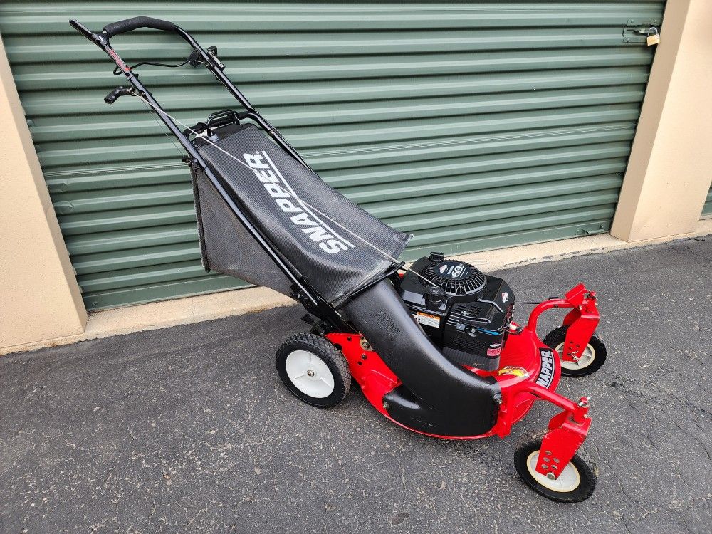 Snapper Lawn Mower Leaf Vacuum RWD propelled with ZERO TURN WHEELS ...