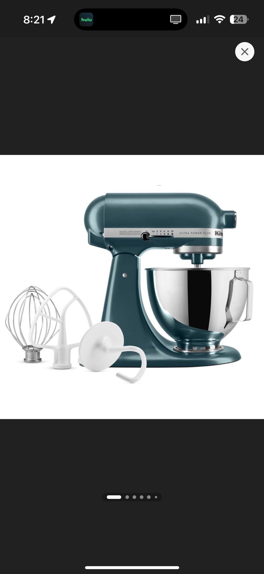 KitchenAid Tilt-Head Stand Mixer - Agave (KSM96) for Sale in Brooklyn ...