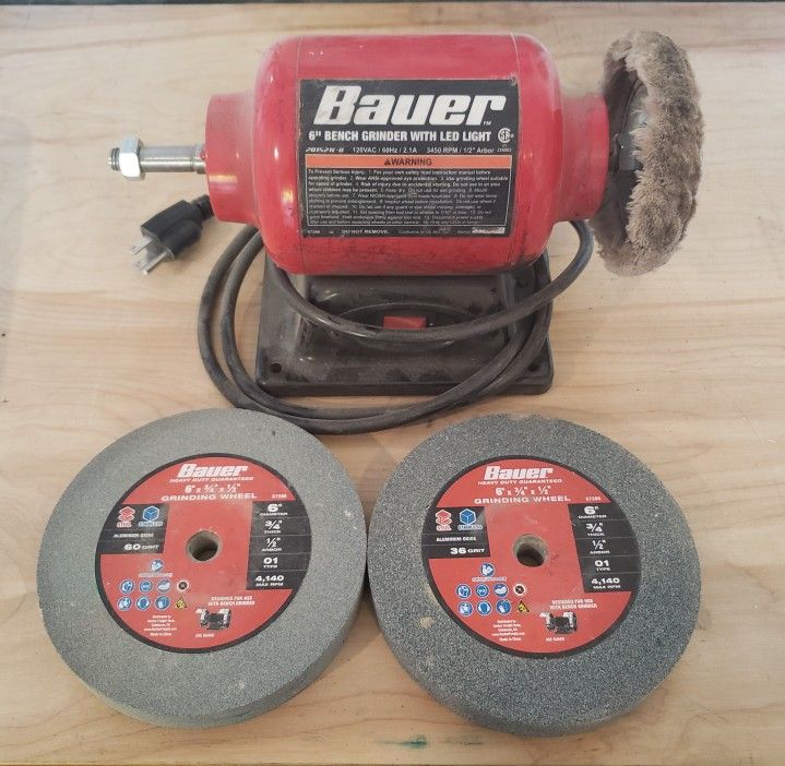 Bauer 6" Bench Grinder / Polisher for Sale in El Mirage, AZ - OfferUp