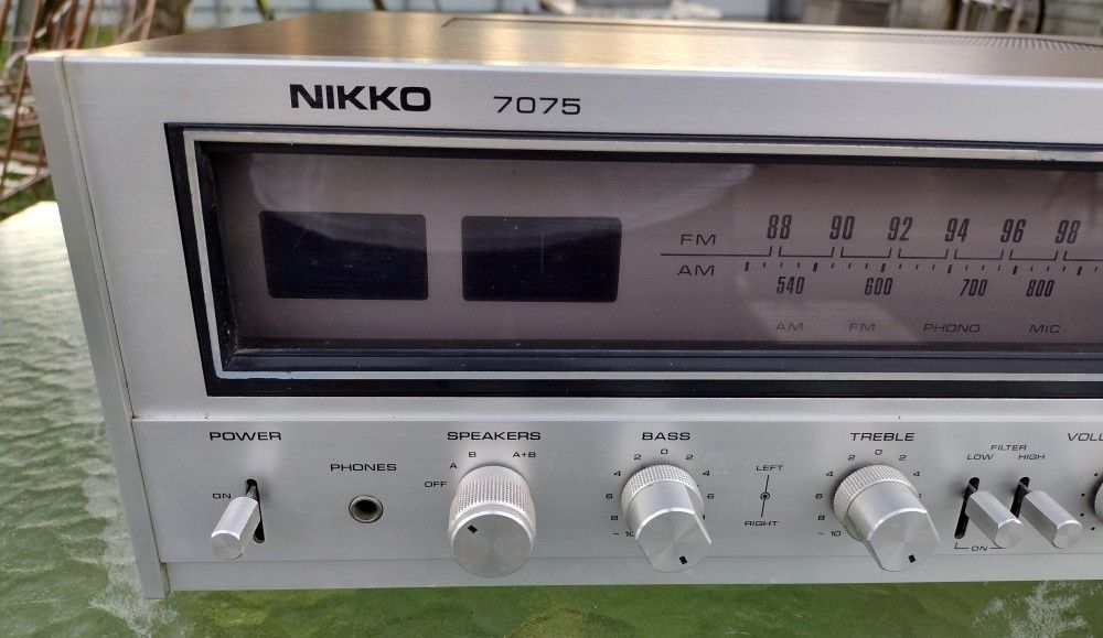 NIKKO 7075 VINTAGE STEREO RECEIVER, 1970'S, WORKING for Sale in ...