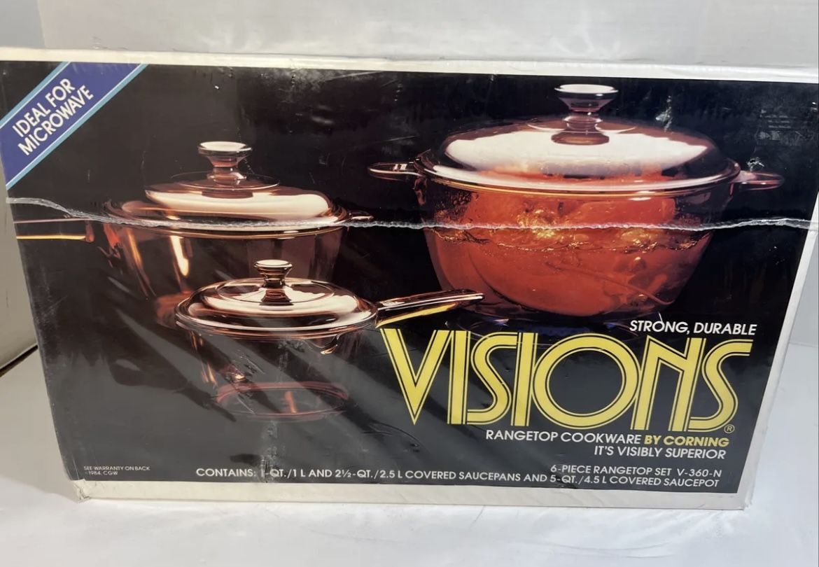 VISION COOKWARE 9PC SET!! USA MADE! for Sale in Hollywood, FL - OfferUp