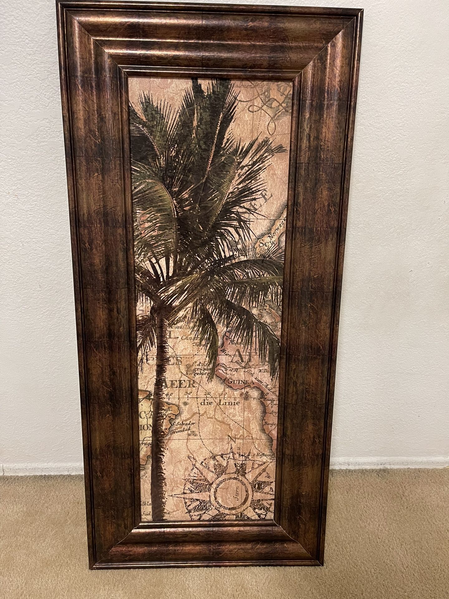 Palm Tree Map Frame for Sale in Norwalk, CA - OfferUp