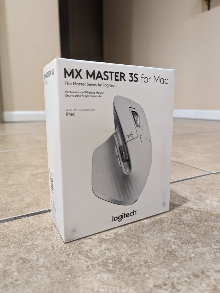 Logitech MX Master 3S for Mac Bluetooth Wireless 8k DPI USB-C for Sale ...