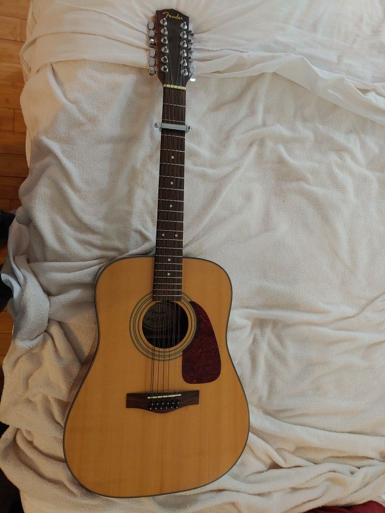 Fender Dg-14s/12 Nat 12 String Acoustic Guitar for Sale in Greensboro ...