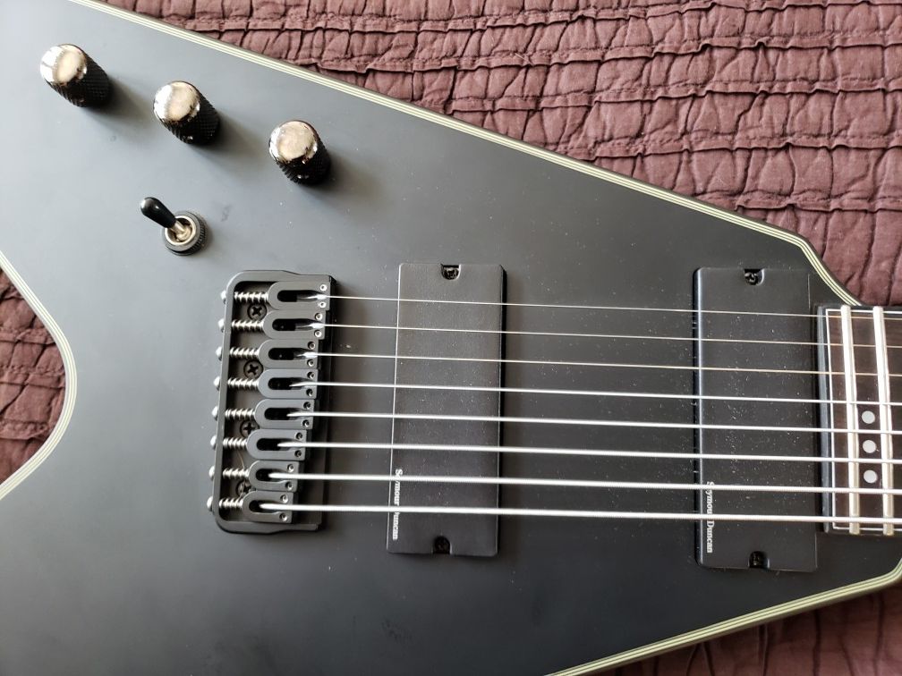Left handed Schecter Blackjack SLS V 8 for Sale in Los Angeles, CA ...