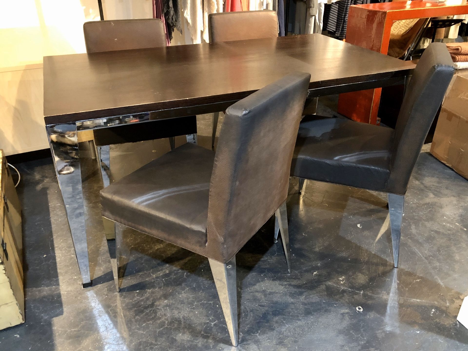 Kasala Espresso Modern Dining Table & 4-Chair Set for Sale in Bellevue ...