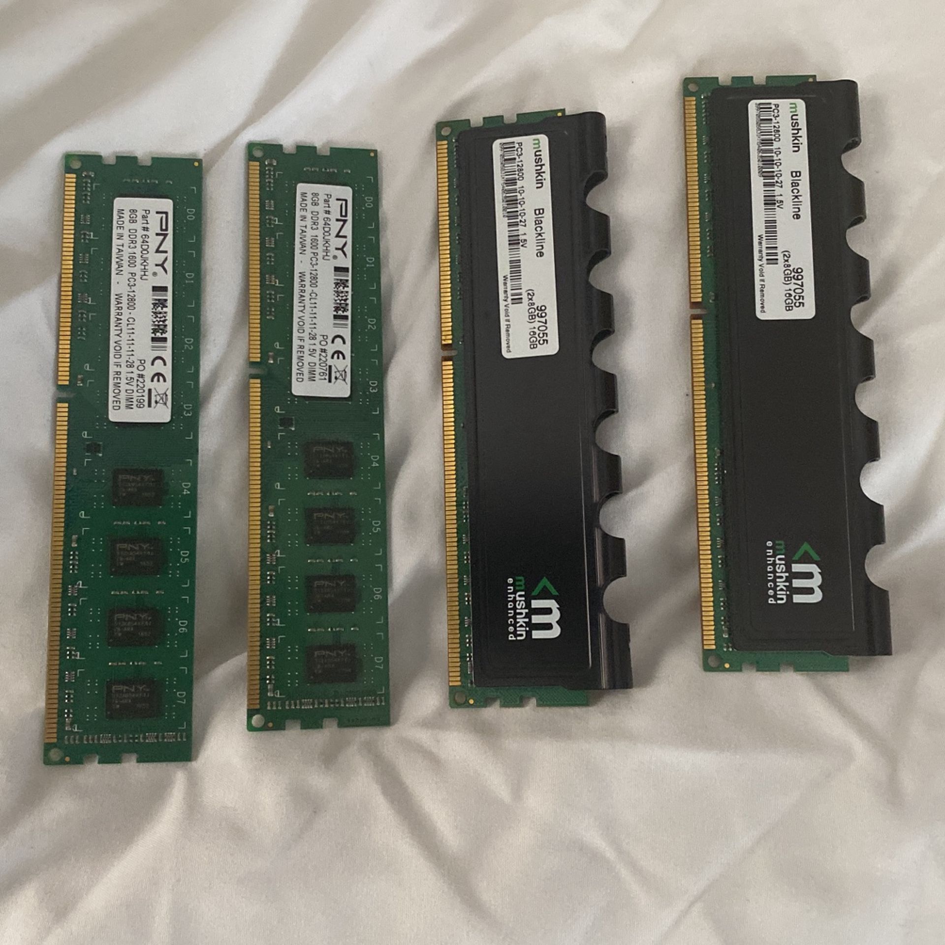 DDR3 Ram Sticks X4 for Sale in Lowell, MA - OfferUp