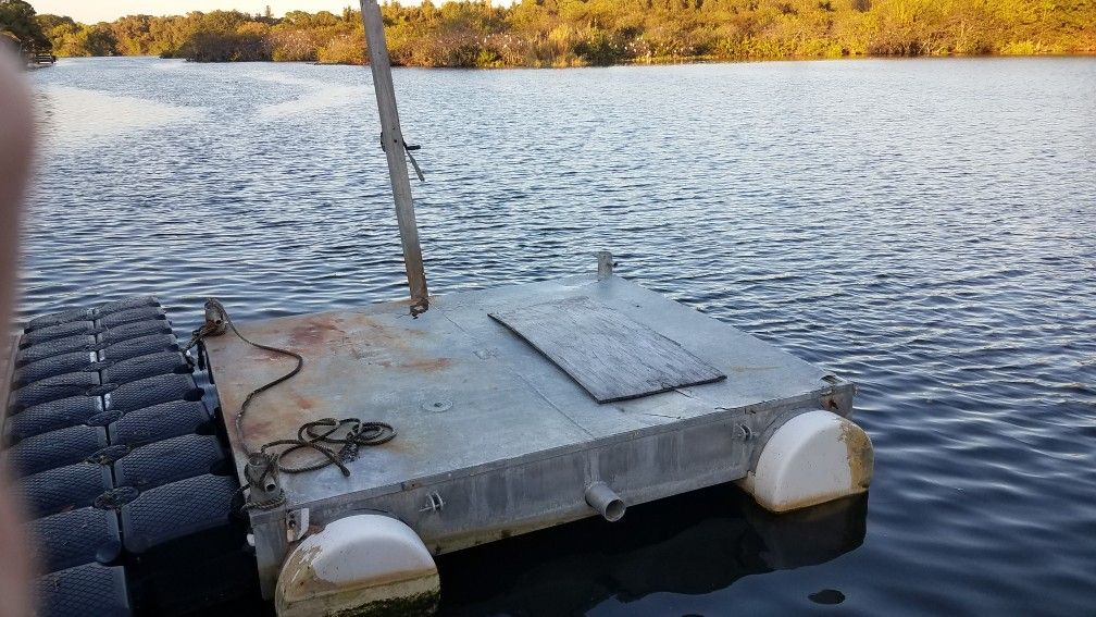 Industrial Work Float Platform Floating Dock 10x10 for Sale in Lake ...