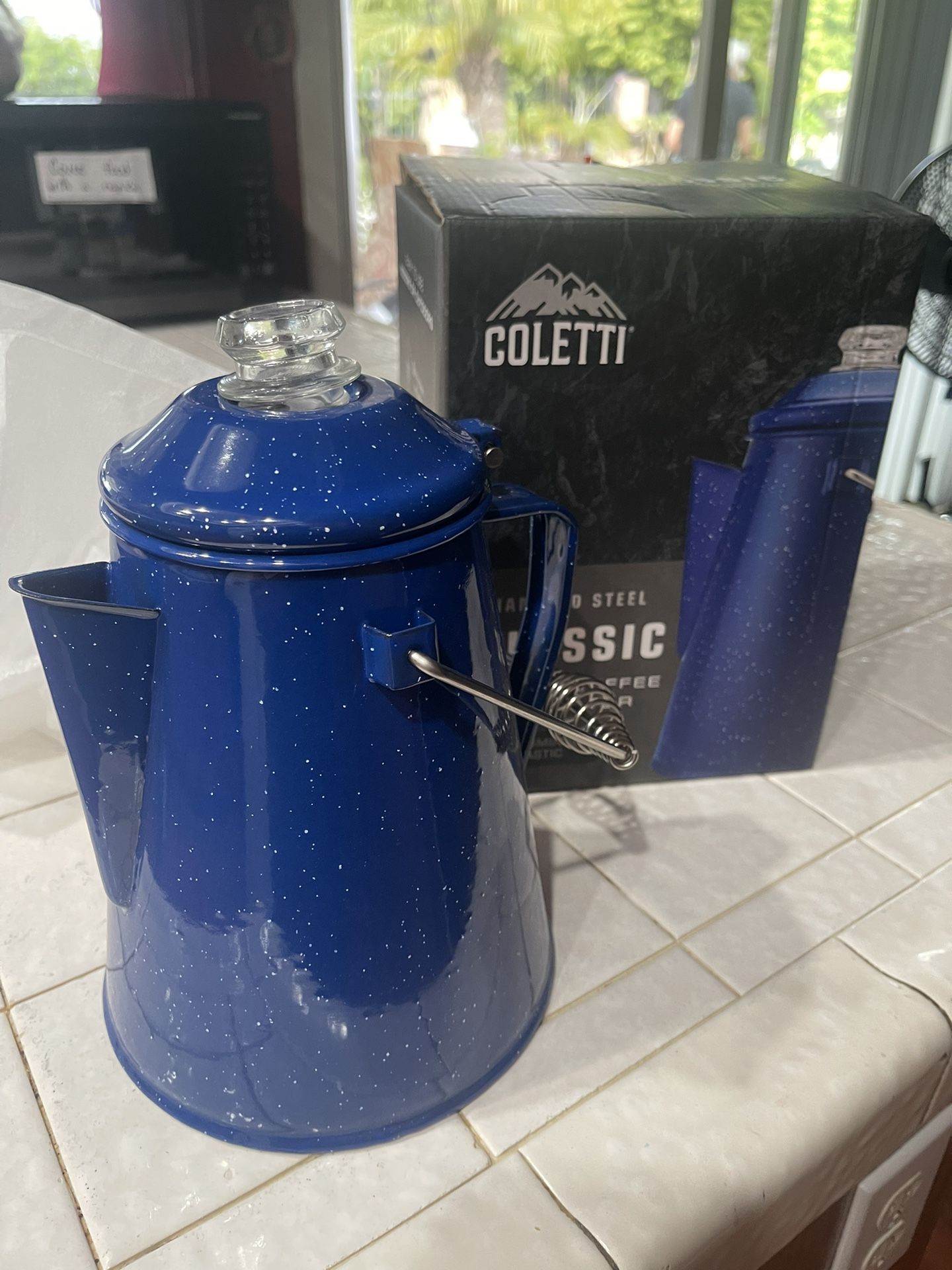 Coletti Steel Classic 12- Cup Coffee. Percolator for Sale in Corona, CA ...