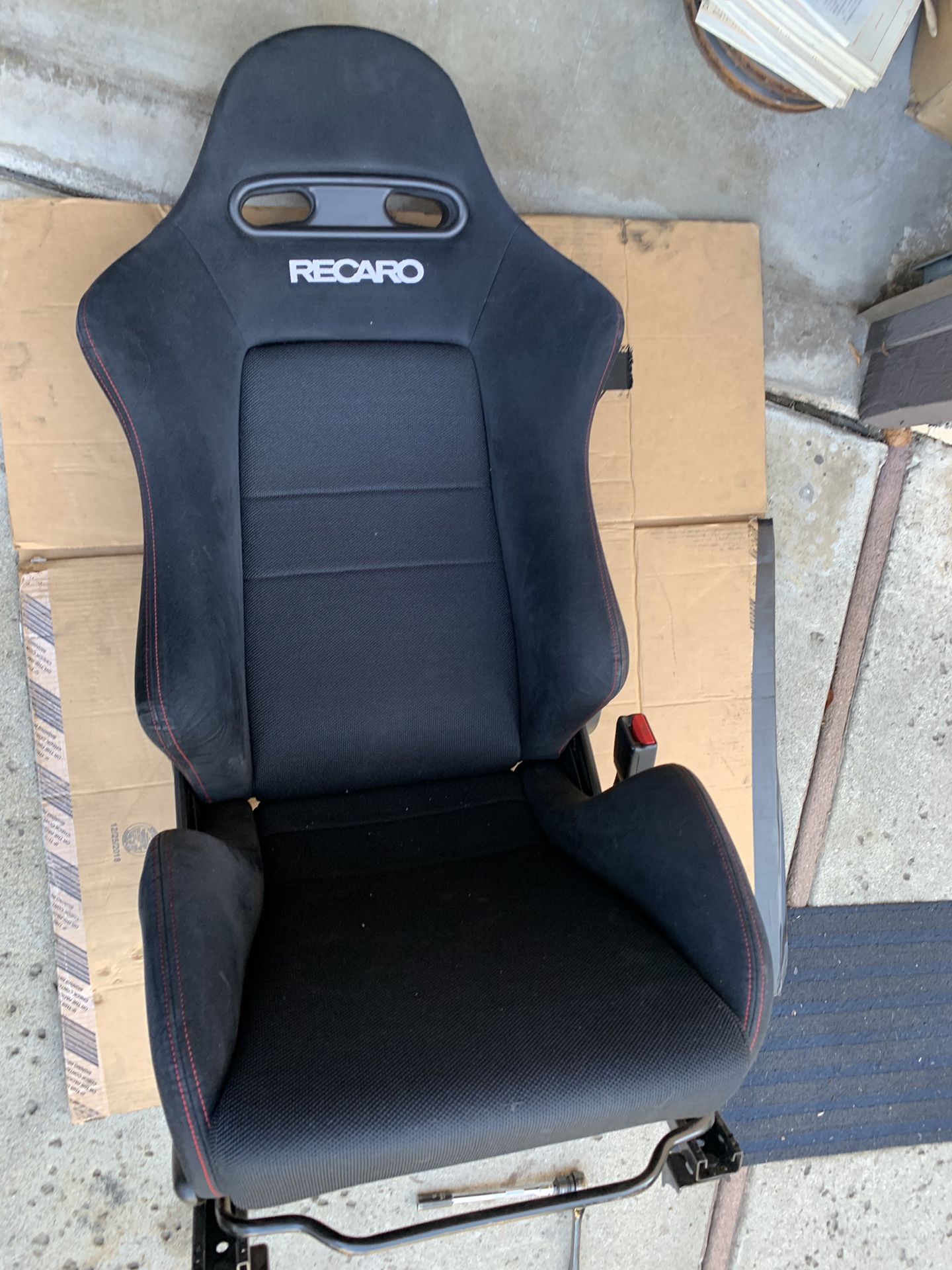 SINGLE SR4 Driver Side Recaro SEAT PERFECT CONDITION RSX DC5 TYPE R ...