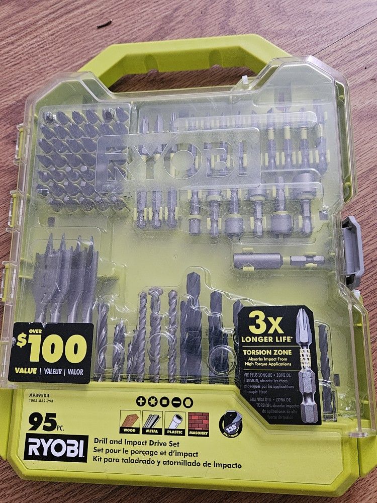 Ryobi Drill & Impact Drive Bit Set for Sale in Houston, TX - OfferUp