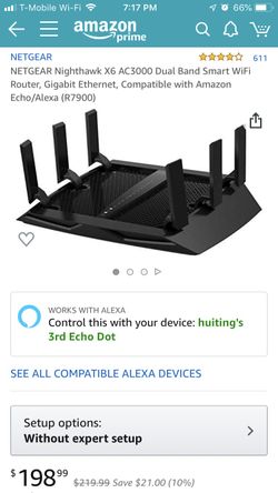 NETGEAR Nighthawk X6 AC3000 Dual Band Smart WiFi Router, Gigabit ...