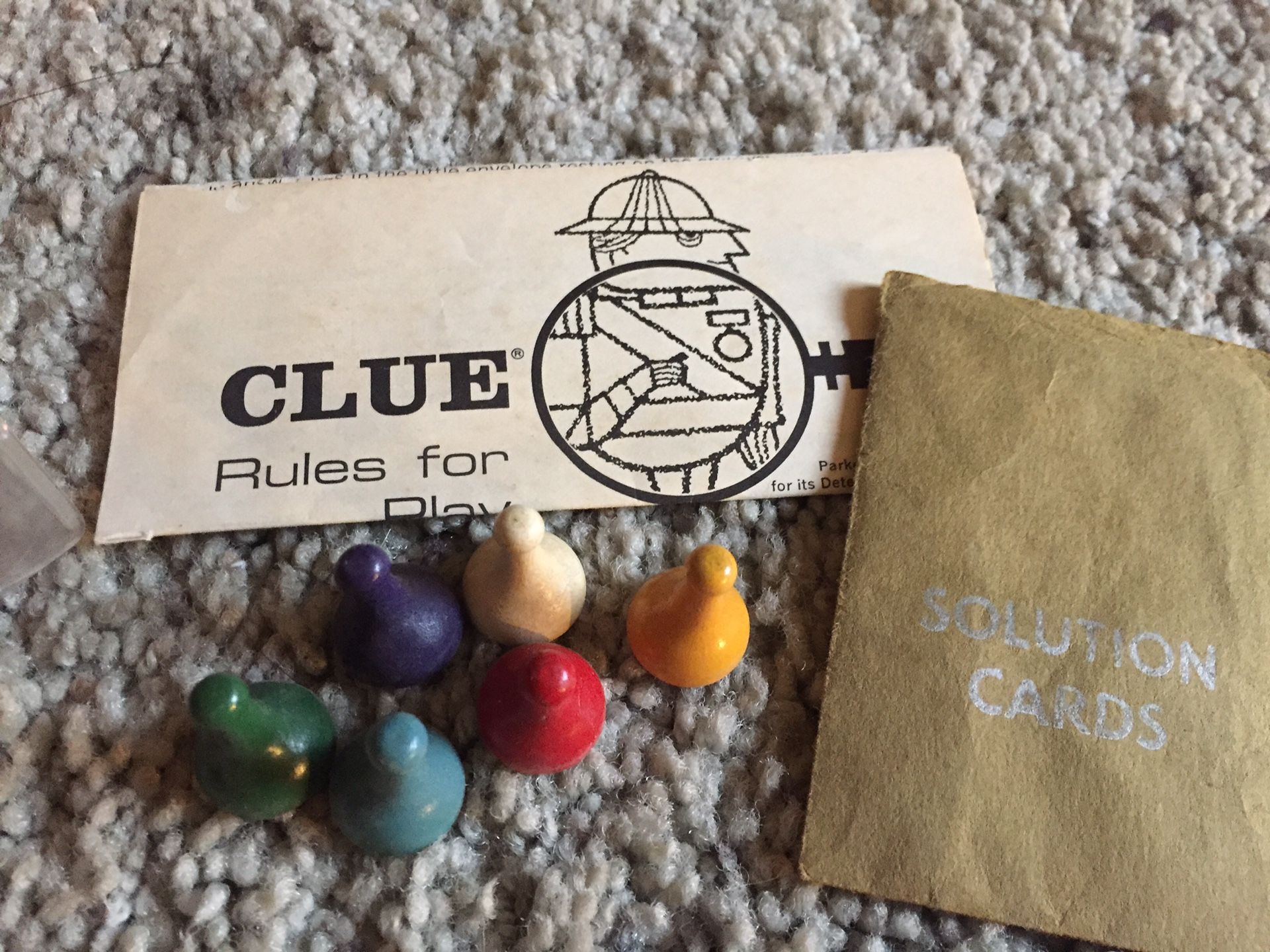 Clue Game Envelope