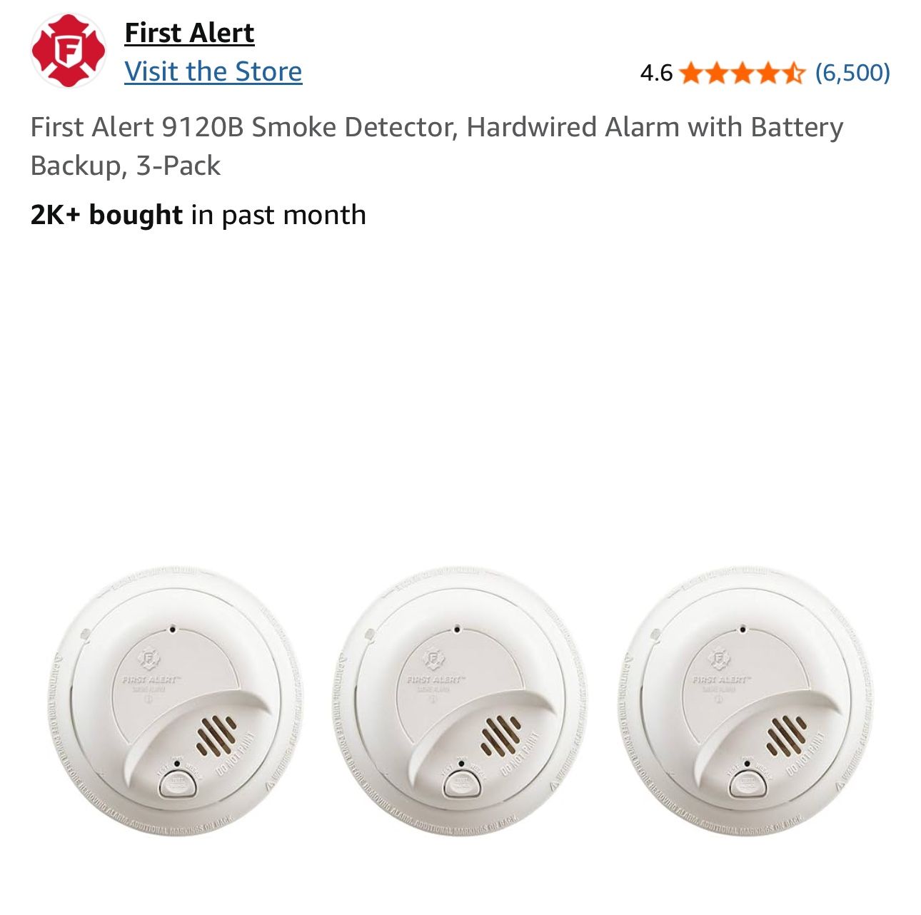 3pcs Smoke Detectors Set, Hard Wired, New for Sale in Ontario, CA - OfferUp