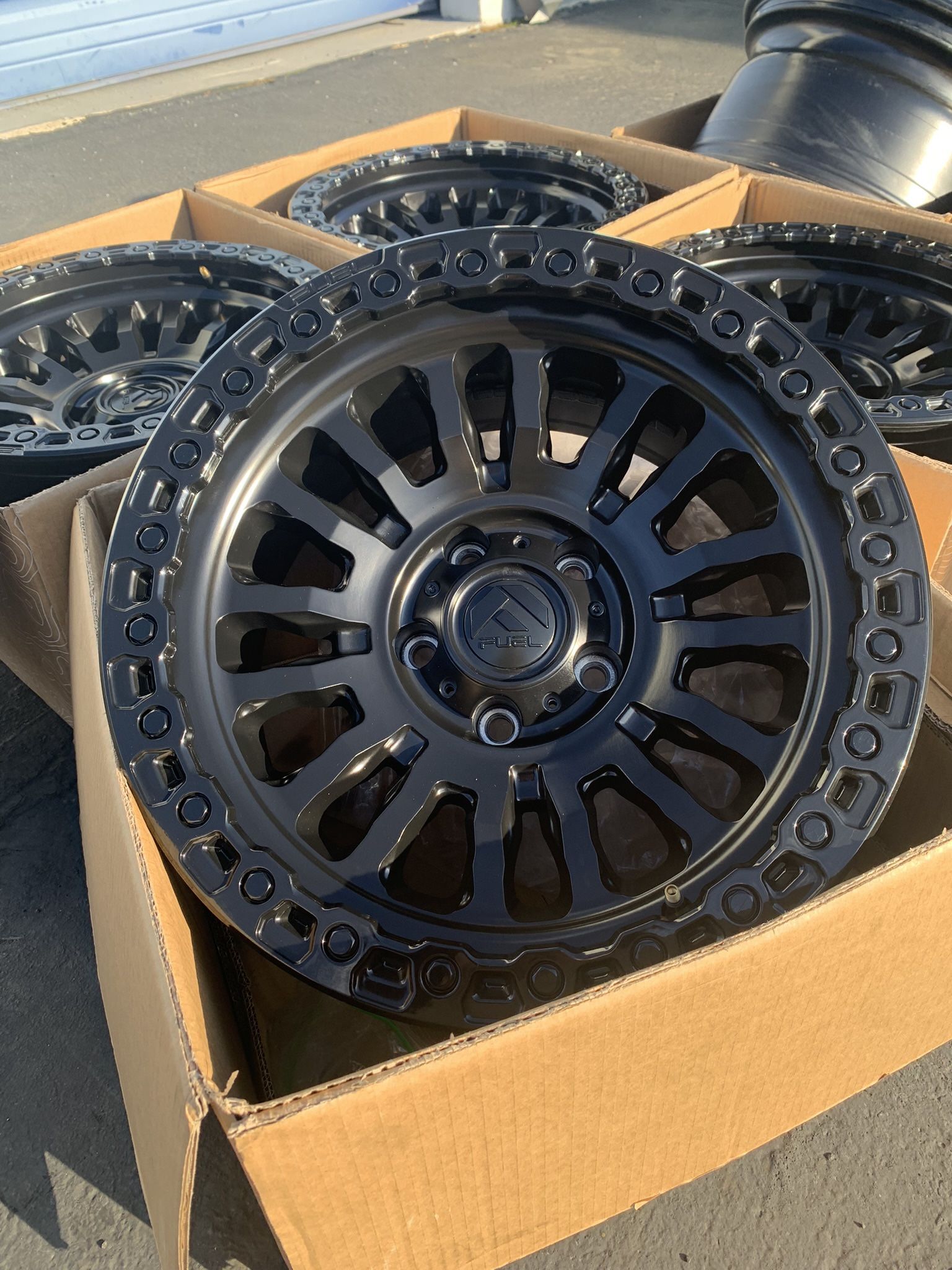 Like New (5) 17” Jeep Wrangler Gladiator Fuel Rincon Wheels Rims for ...