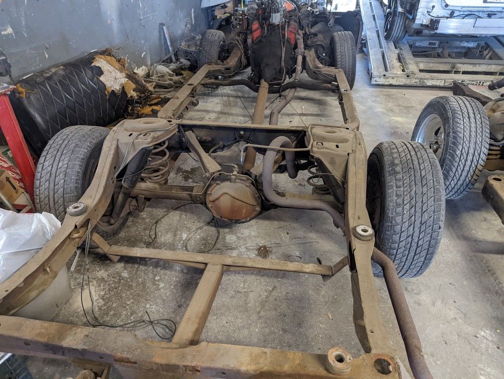 1968 Chevelle Frame With 307 And Transmission...No Wheels for Sale in ...