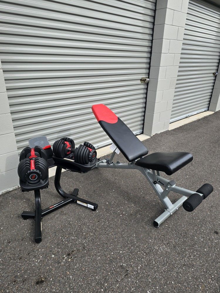 Weight Bowflex Dumbbells & Bench for Sale in Orlando, FL - OfferUp
