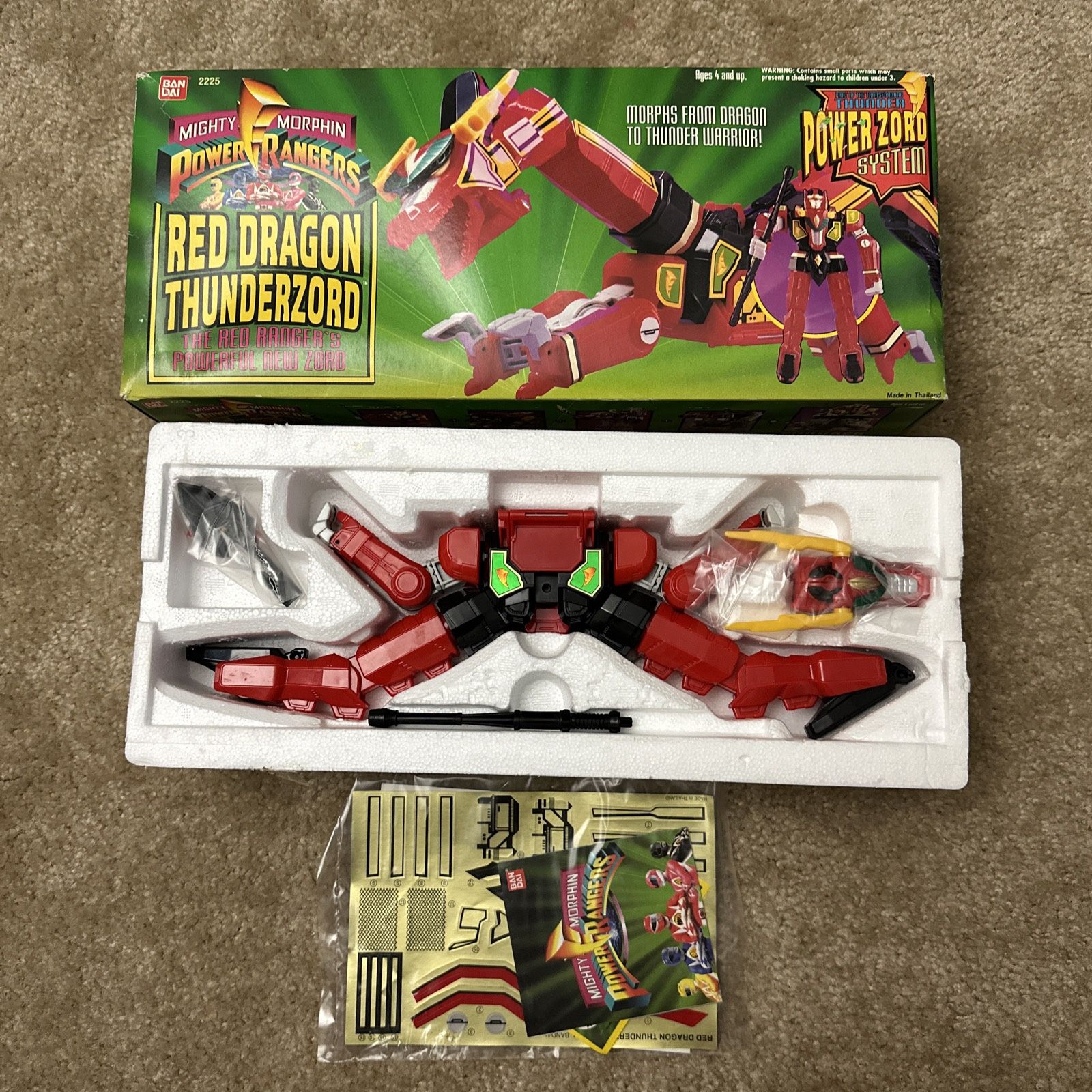 Mighty Morphin Power Rangers Red Dragon Thunderzord
