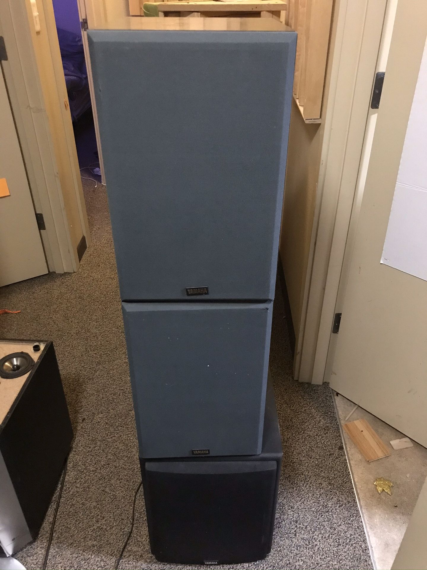 Bad ass vintage Yamaha speaker system with active sub for Sale in ...