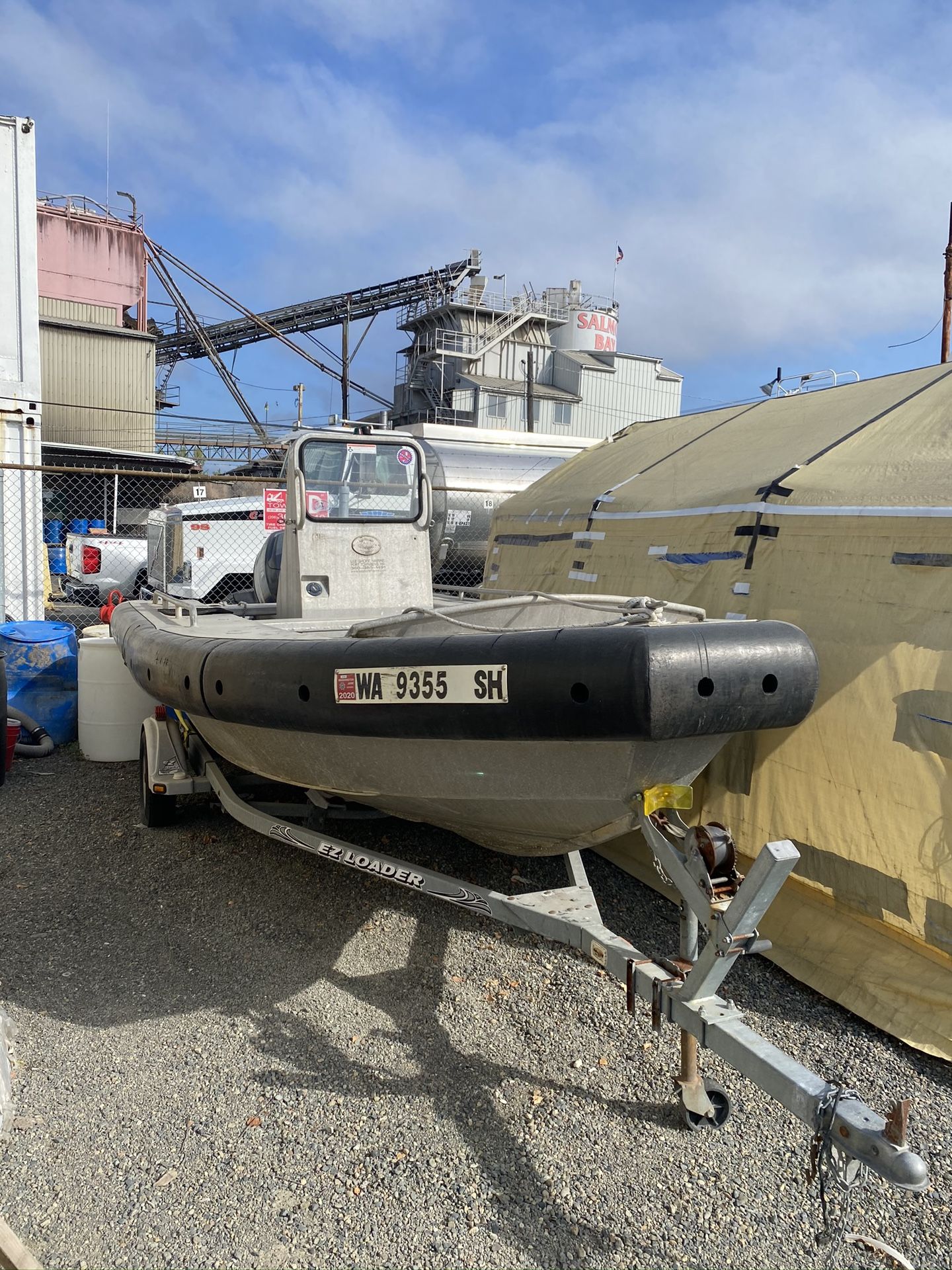 18’ aluminum Lee Shore boat w/trailer for Sale in Seattle, WA - OfferUp