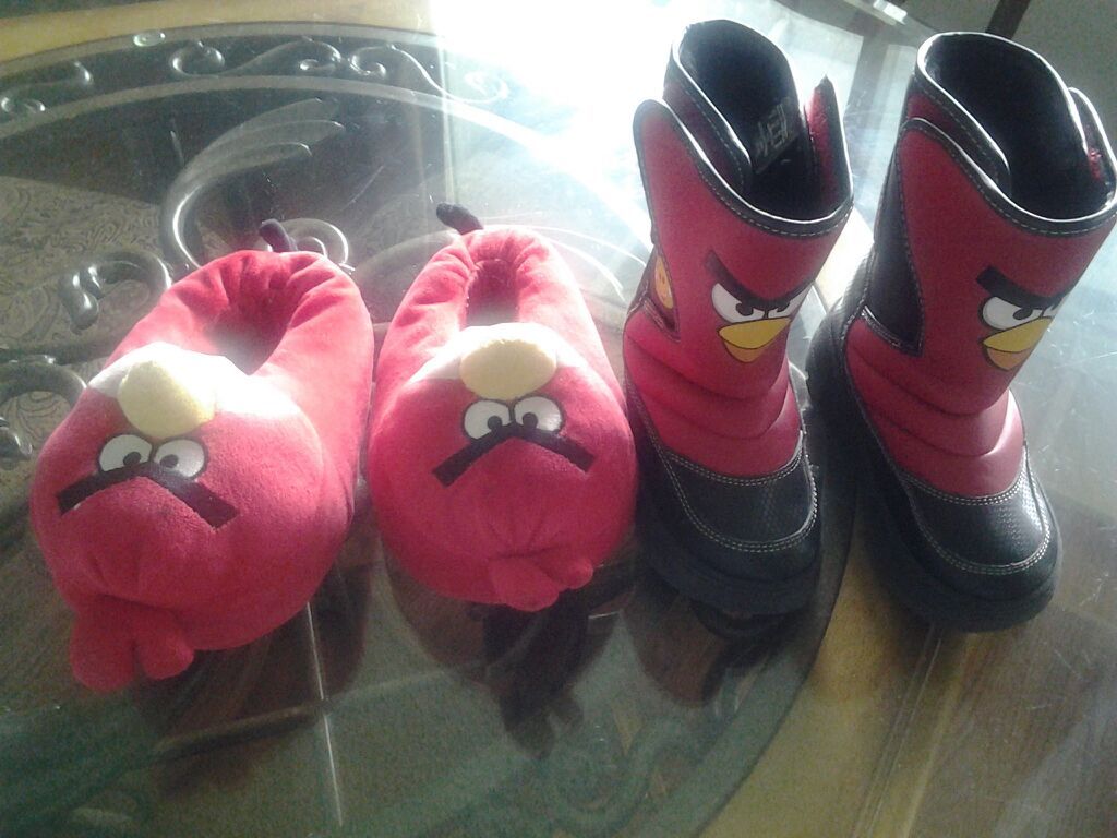 Angry Birds Snow Boots